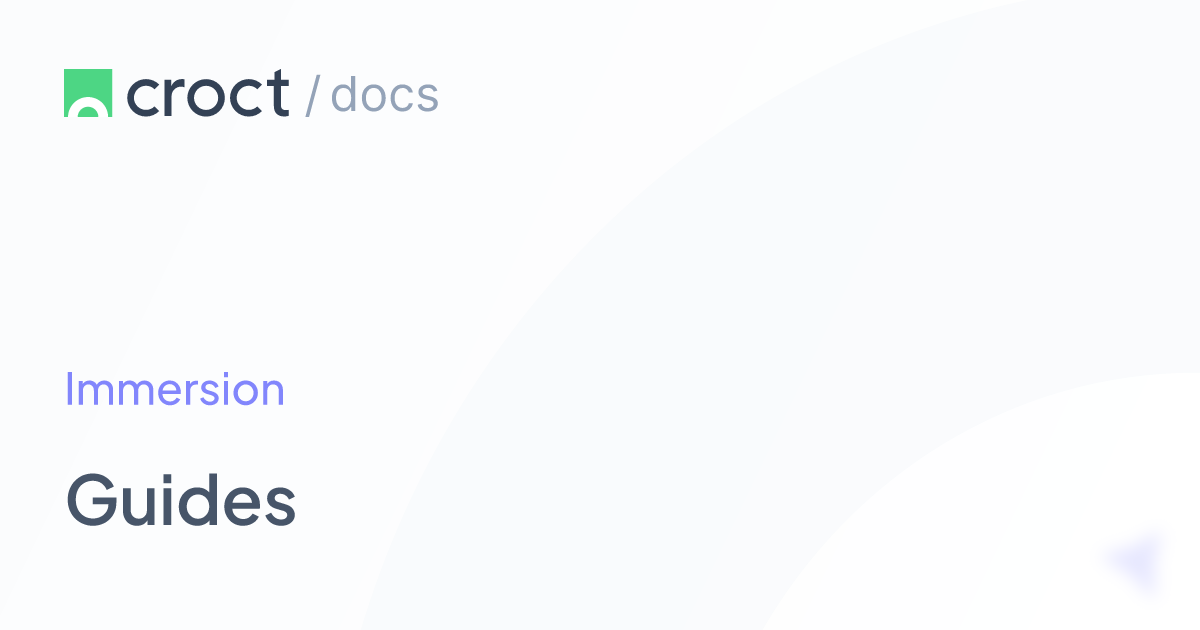 Guides | Croct Documentation
